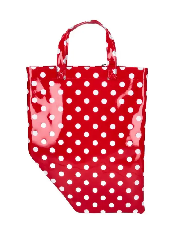 Comme Des Garçons Polka Dot Tote Bag - Red