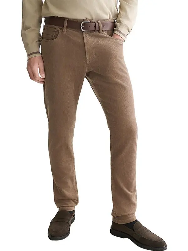 Scotch & Soda Ralston Cotton Blend Regular Fit Pants - Walnut