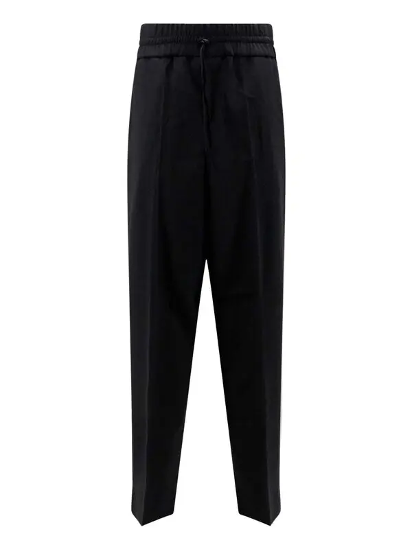 AMI Paris Virgin Wool Trousers - Multicolor