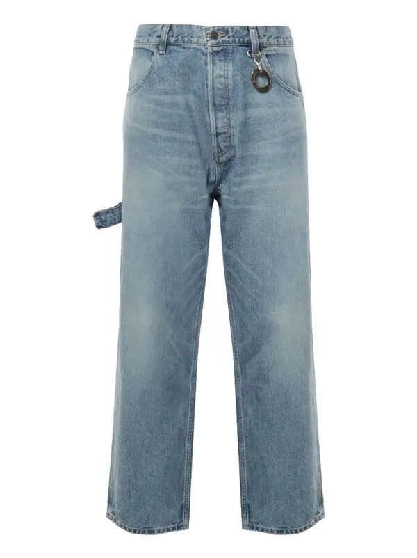 Celine Wide-leg Denim Jeans - Multicolor