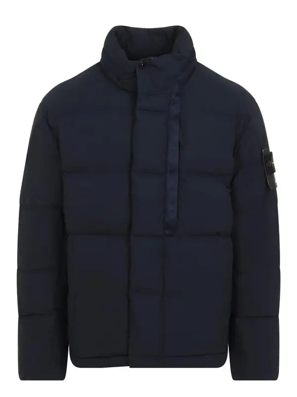 Stone Island Down Jacket - Blue