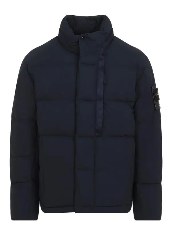Stone Island Down Jacket - Blue