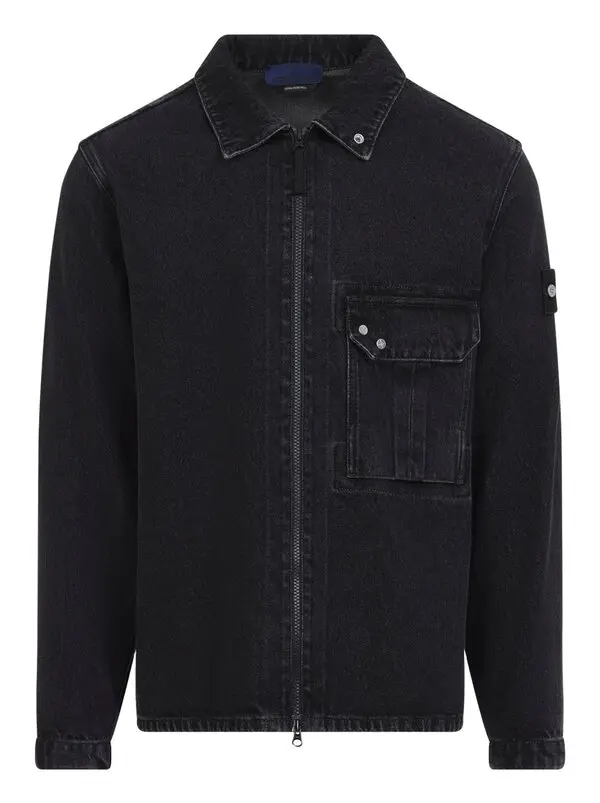 Stone Island Shirt Jacket - Black