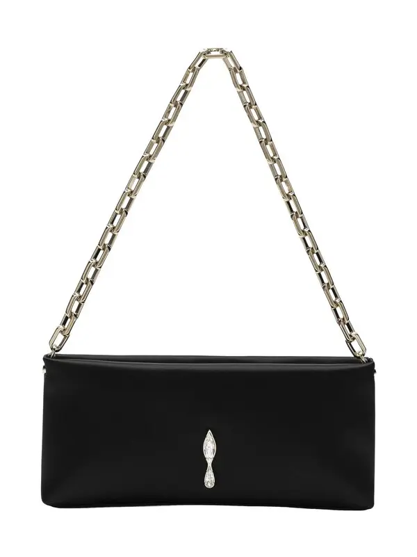 CHRISTIAN LOUBOUTIN Maykimay Clutch Bag In Neoprene - Black