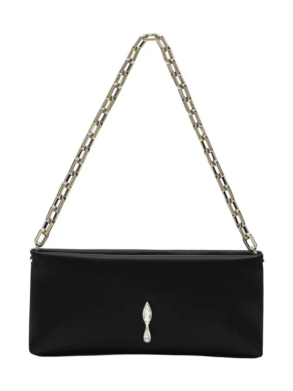 CHRISTIAN LOUBOUTIN Maykimay Clutch Bag In Neoprene - Black