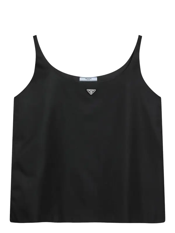 Prada Top In Re-nylon - Black