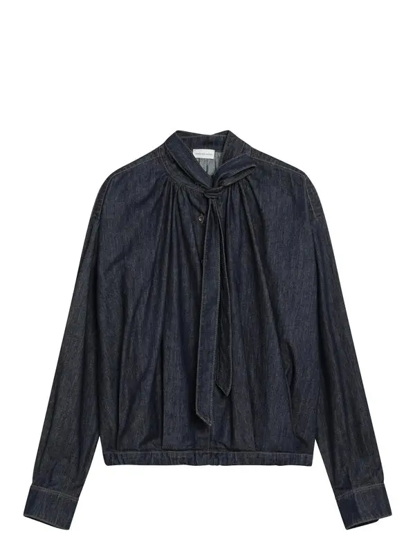 Dries Van Noten Dark Indigo Denim Shirt - Blue