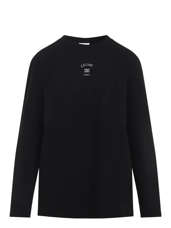 Celine Long Sleeved T-shirt - Black