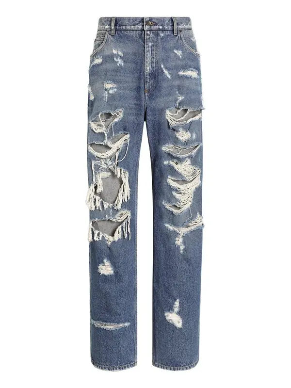 Dolce & Gabbana Denim Trousers - Multicolor