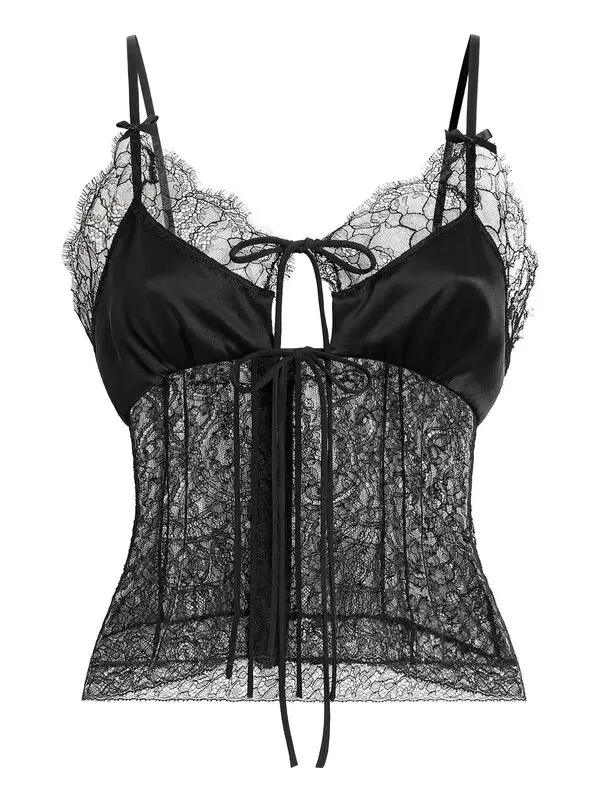 Dolce & Gabbana Lace Top - Black