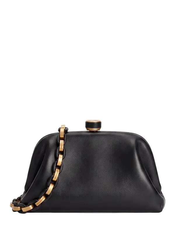Dolce & Gabbana Mini Grandma Handbag In Plongé Nappa Leather - Black