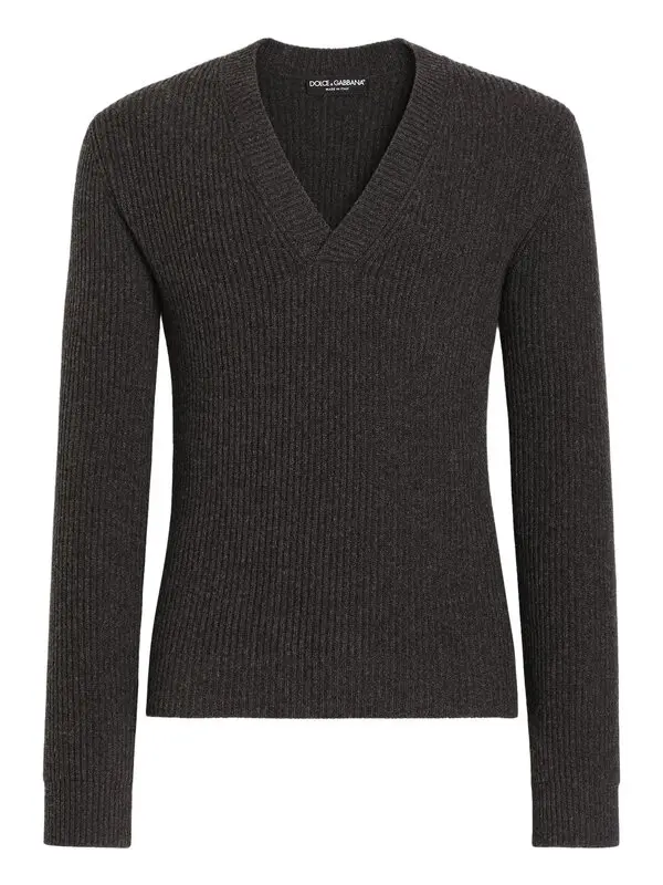 Dolce & Gabbana Virgin Wool Pullover - Grey