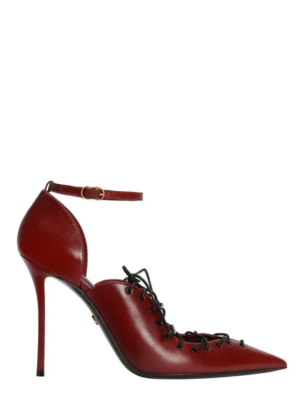 Dolce & Gabbana Calfskin Pumps - Red