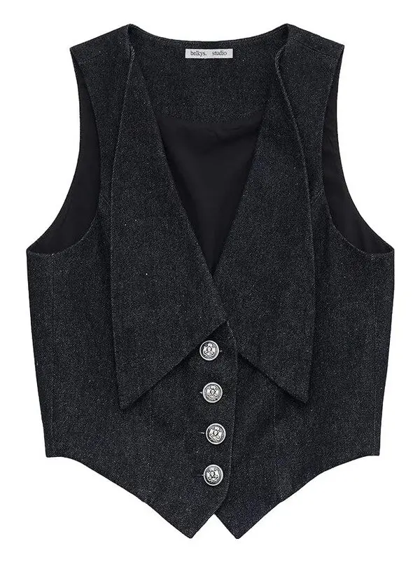 BELKYS STUDIO Renata Vest - Black