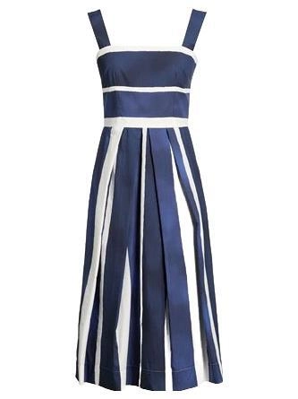 Dolce & Gabbana Midi Dress Size Cotton - Navy