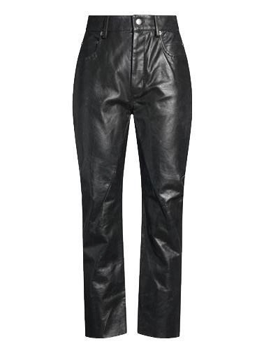 Rick Owens Pants Size Calfskin - Black