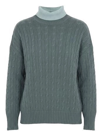 DRUMOHR Turtleneck Size Cashmere - Blue