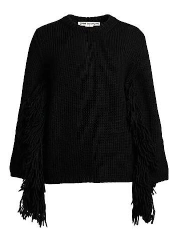 Comme Des Garçons Sweater Size Wool - Black
