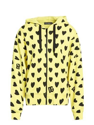 Dolce & Gabbana Sweatshirt Size Cotton, Elastane - Yellow