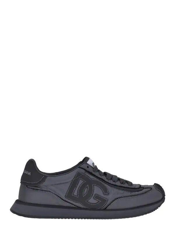 Dolce & Gabbana Leather Sneakers - Black