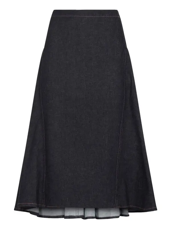Jacquemus La Jupe De-nimes Lavoir Midi Skirt - Blue