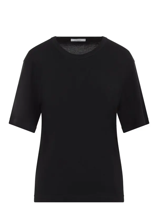LEMAIRE Ribbed T-shirt - Black