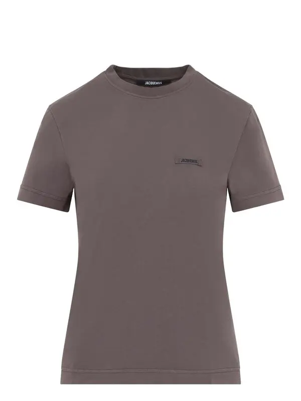 Jacquemus Le Grosgrain T-shirt - Brown