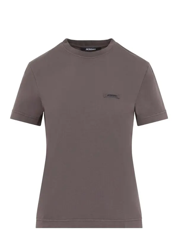 Jacquemus Le Grosgrain T-shirt - Brown