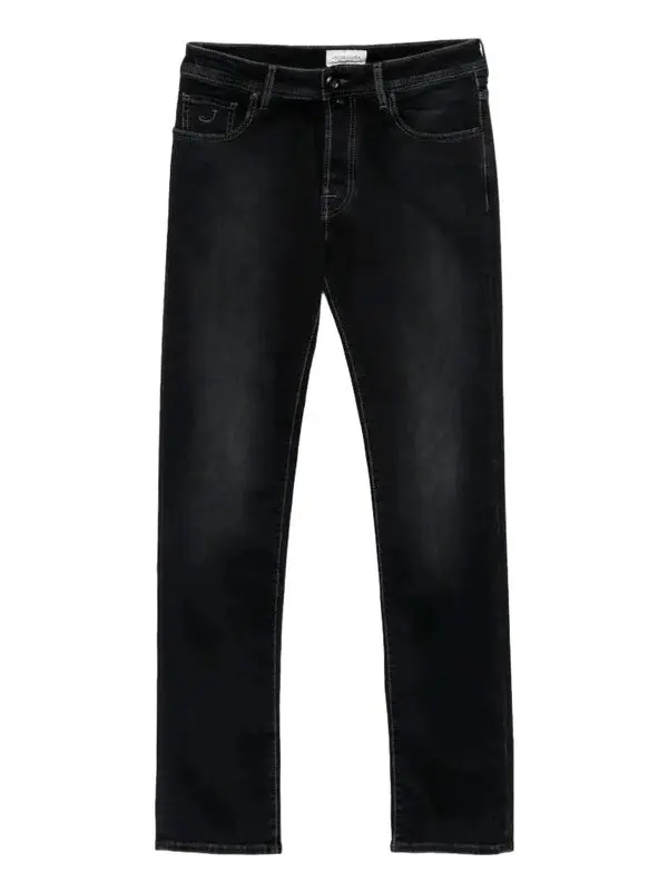 JACOB COHЁN Bard` Slim Fit 5-pocket Pants - Multicolor