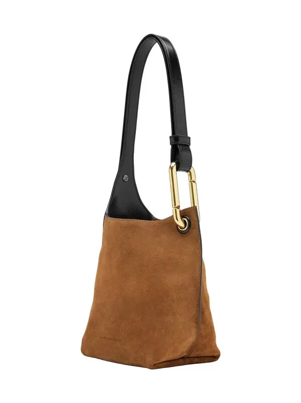 Marc Jacobs Scene Small Bucket In Suede Bag - Copper