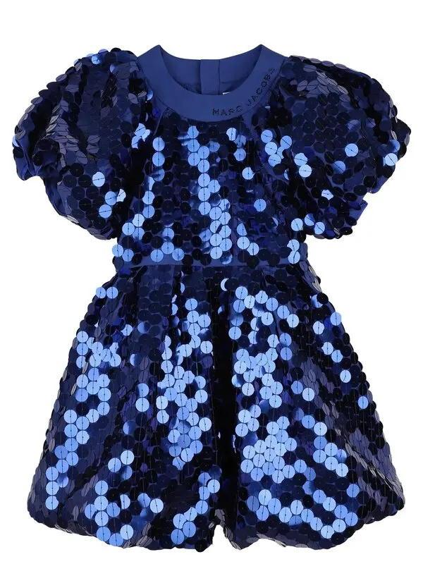 Marc Jacobs The Sequin Party Dress In Size - Blue