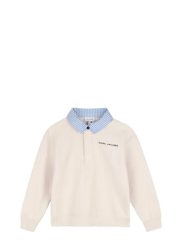 Marc Jacobs The Polo Sweatshirt In Size - Beige