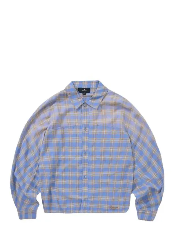 REPRESENT Santa Monica Check Shirt - Drift Blue