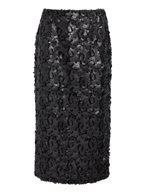 HERSKIND Anda Midi Skirt - Black