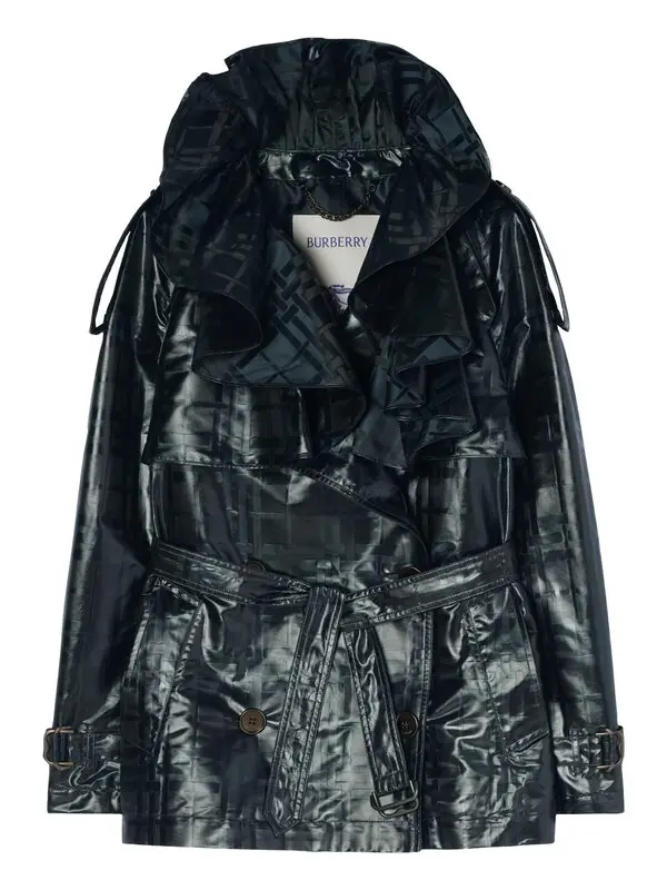 Burberry Clare Trench Coat - Blue