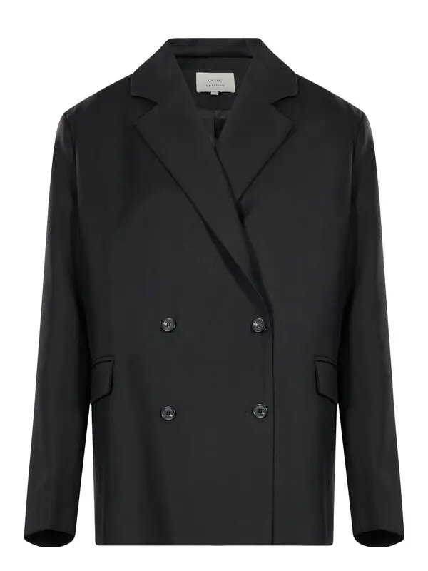 Loulou De Saison Donau Double-breasted Blazer - Black
