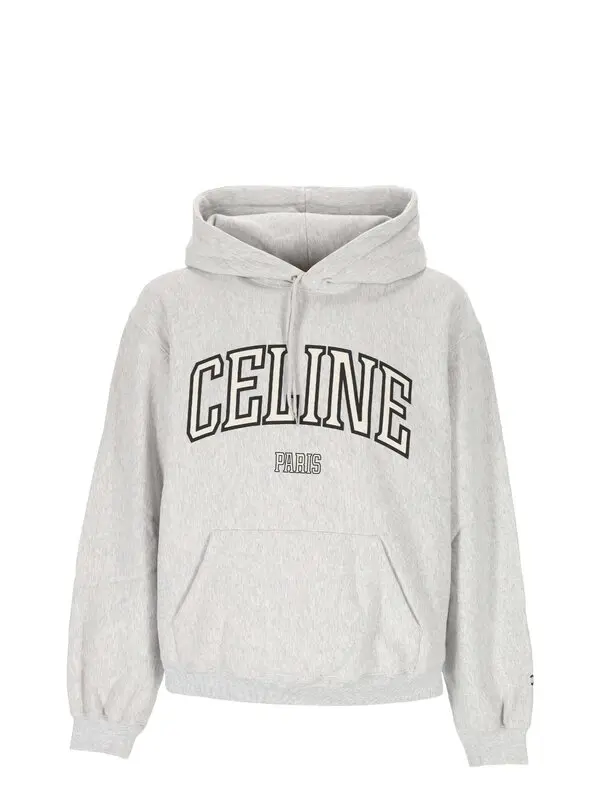 Celine Long-sleeve Hooded Sweatshirt - No