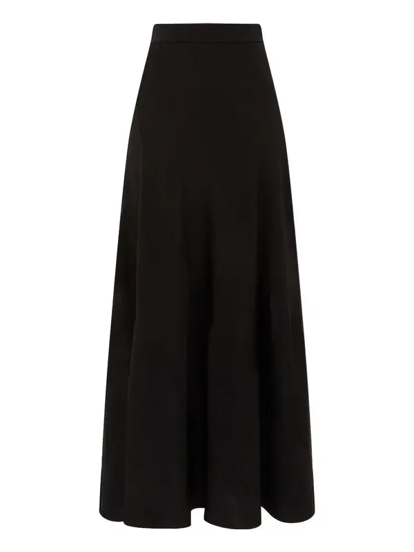 Zimmermann Bias Midi Skirt - Black