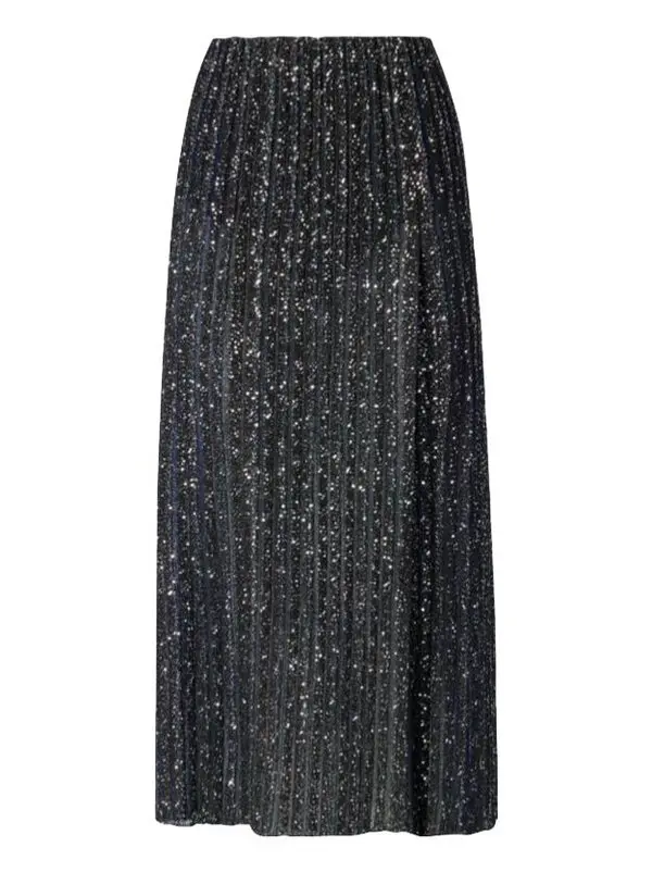 Missoni Sequin-embellished Side-slit Midi Skirt - Multicoloured