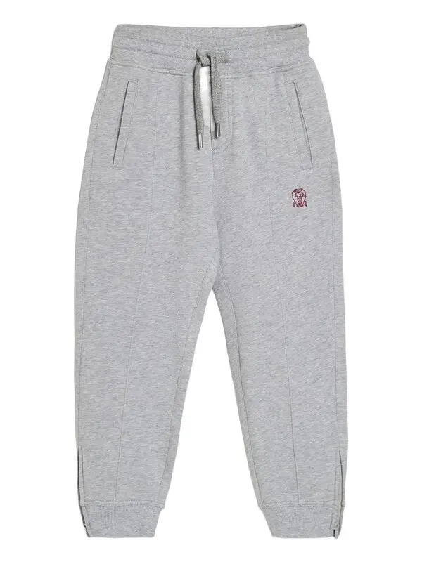 Brunello Cucinelli Elastic Waist Sports Pants - Grey