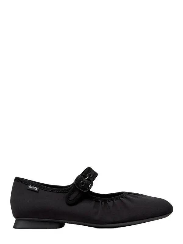 Camper Casi Myra Buckle-fastening Ballet Flats - Black