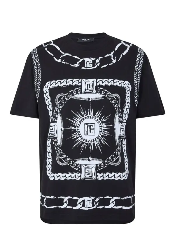 Balmain Sleeve Tee Decorated - No