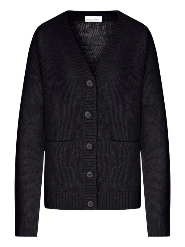 Dries Van Noten V-neck Knit Cardigan - Black