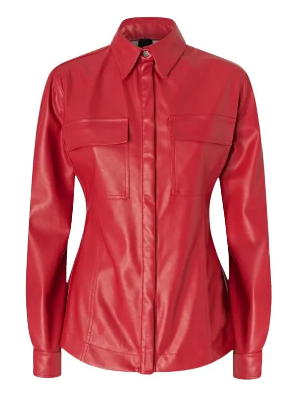 Pinko Flap-pocket Shirt - Red