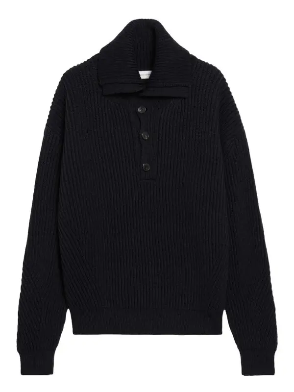 Dries Van Noten Long-sleeved Sweater - Black