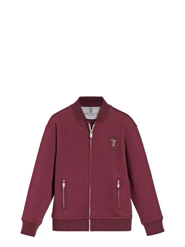 Brunello Cucinelli Long-sleeved Sweatshirt - Amaranth