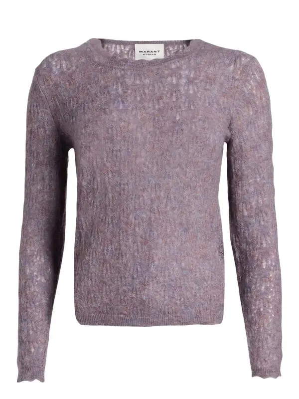 Isabel Marant Étoile Colorful And Lightweight Knitted Top - Purple