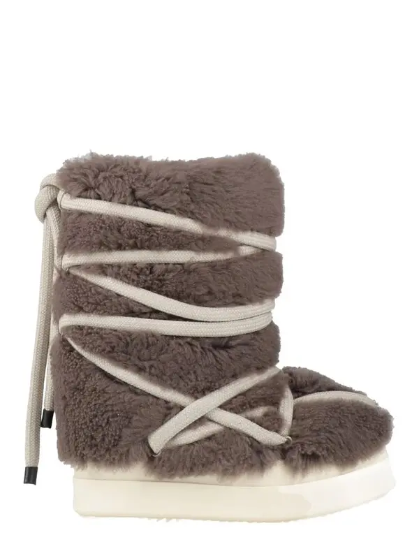 Rick Owens Fleece-lined Thick-soled Boots - No