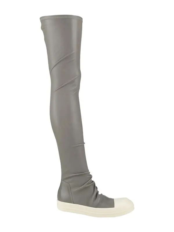 Rick Owens Elastic Over-the-knee Boots - Gray