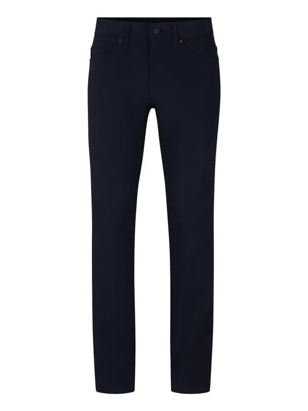 Hugo Boss Slimfit Casual Long Trousers - Blue